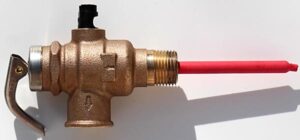 What is a hot water temperature pressure relief valve?