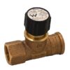 What are the common types of isolation valves on Hot Water Units